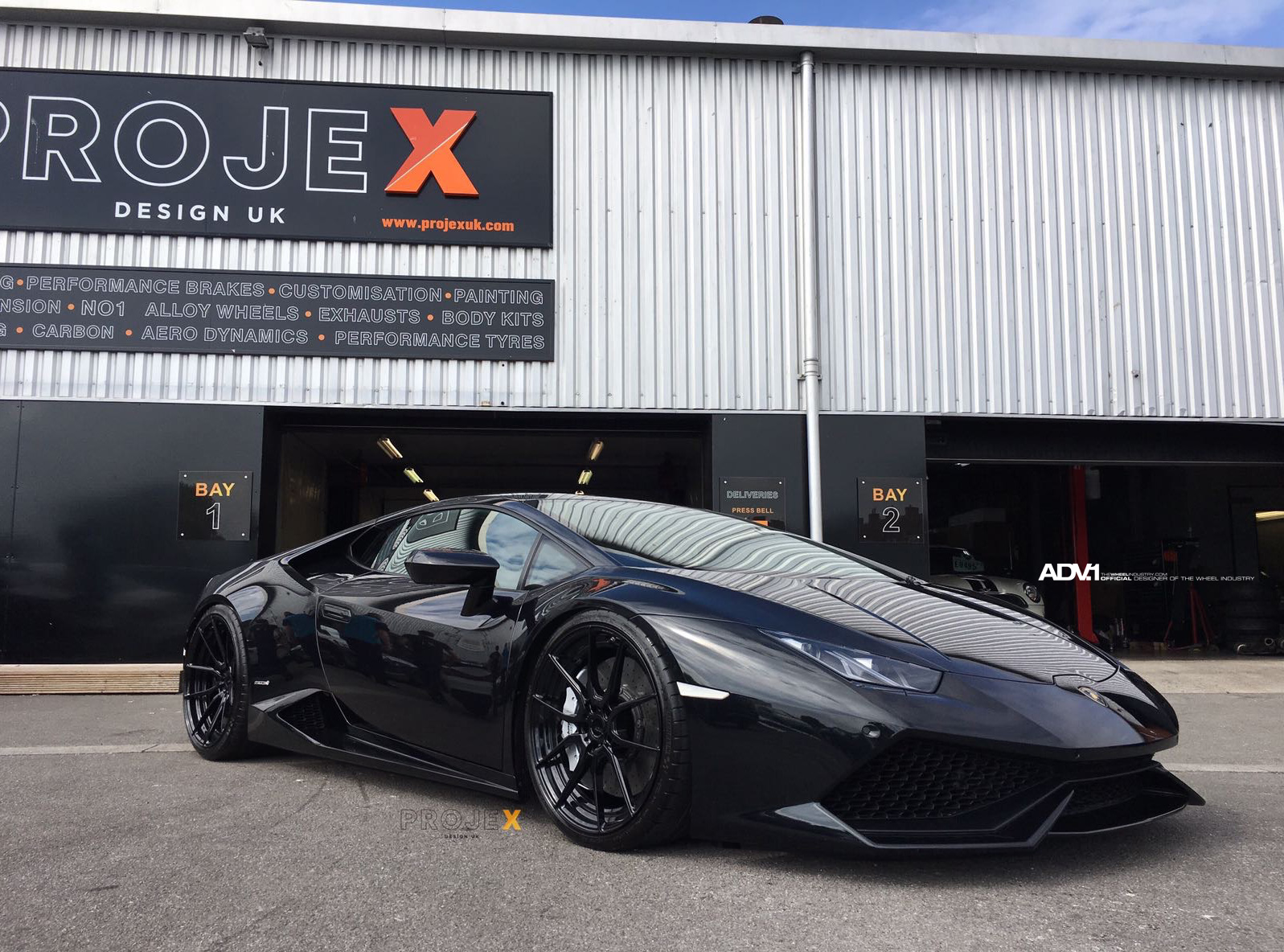 black-lamborghini-huracan-rims-adv1-wheels-forged-aftermarket-concave-e ...